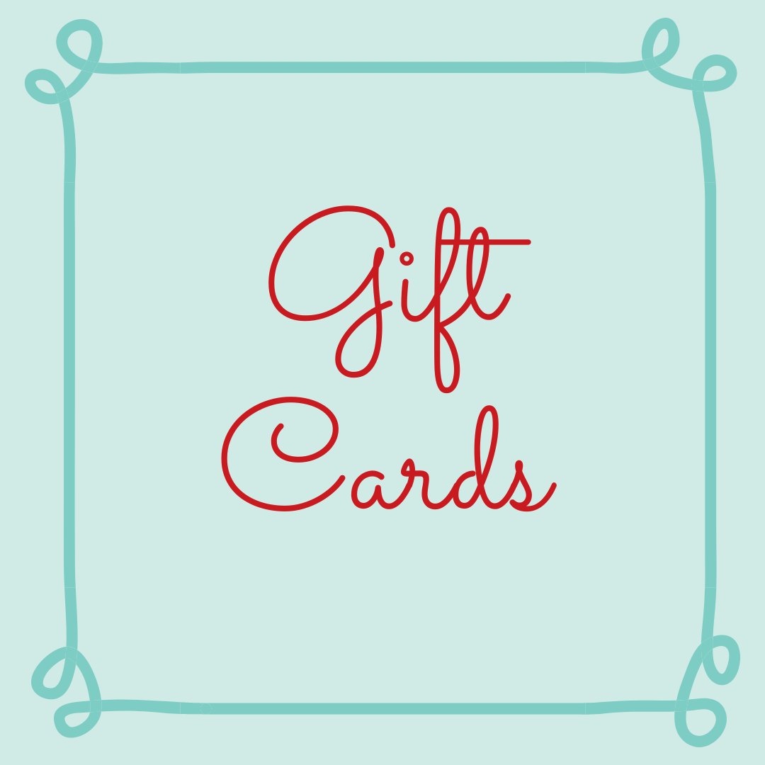 Gift Cards – Sweet Scarlet Baking