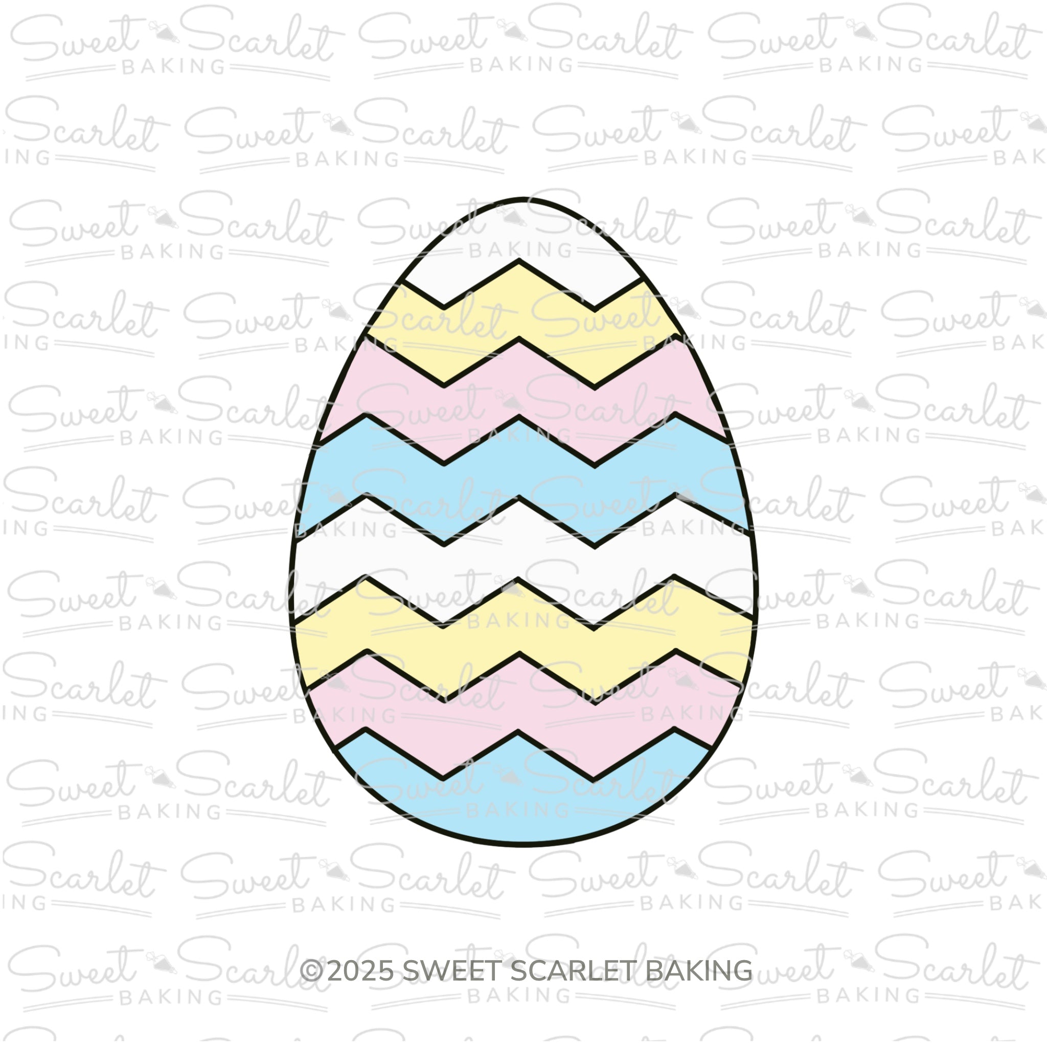 Easter Egg Cookie Cutter – Sweet Scarlet Baking