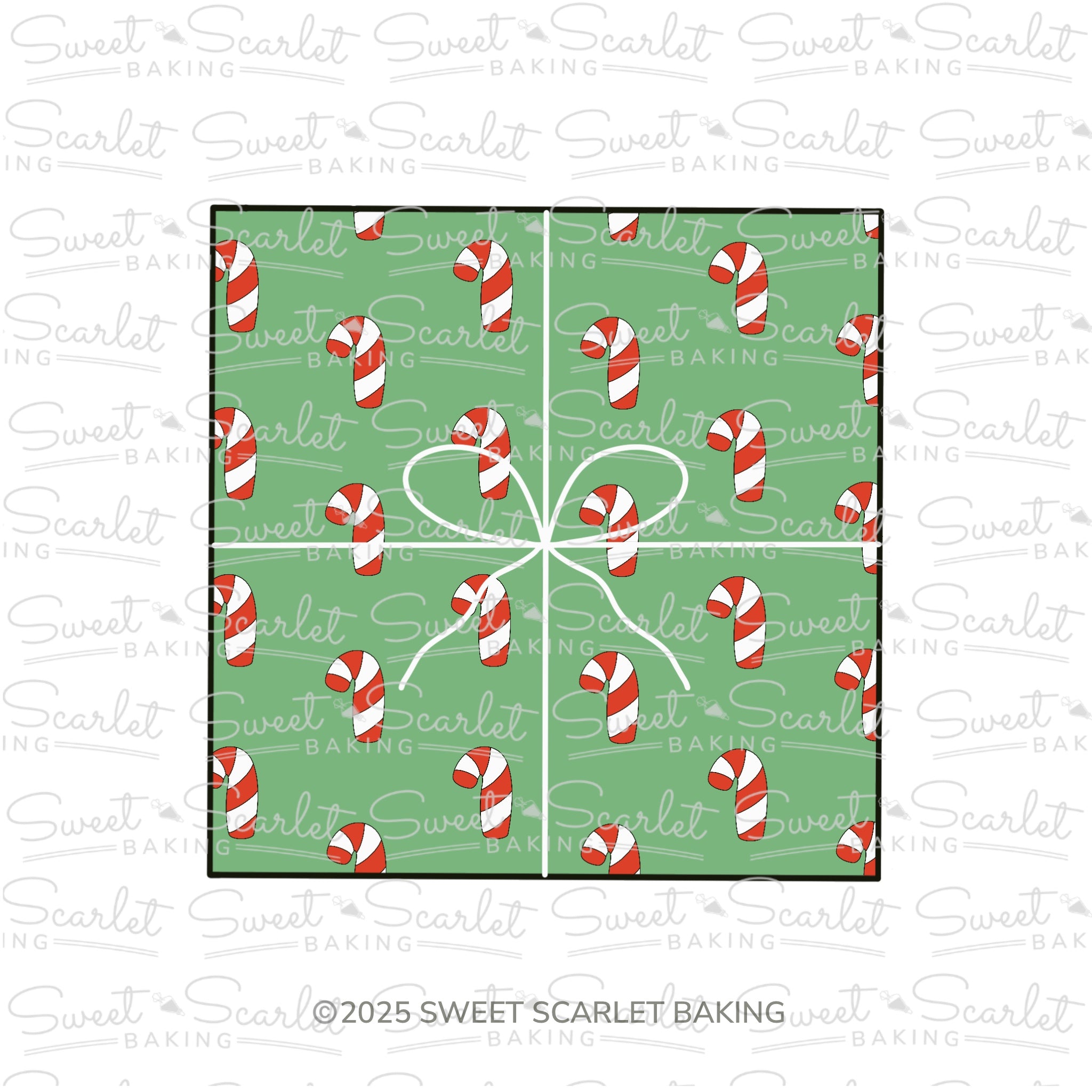 Square Present Cookie Cutter – Sweet Scarlet Baking
